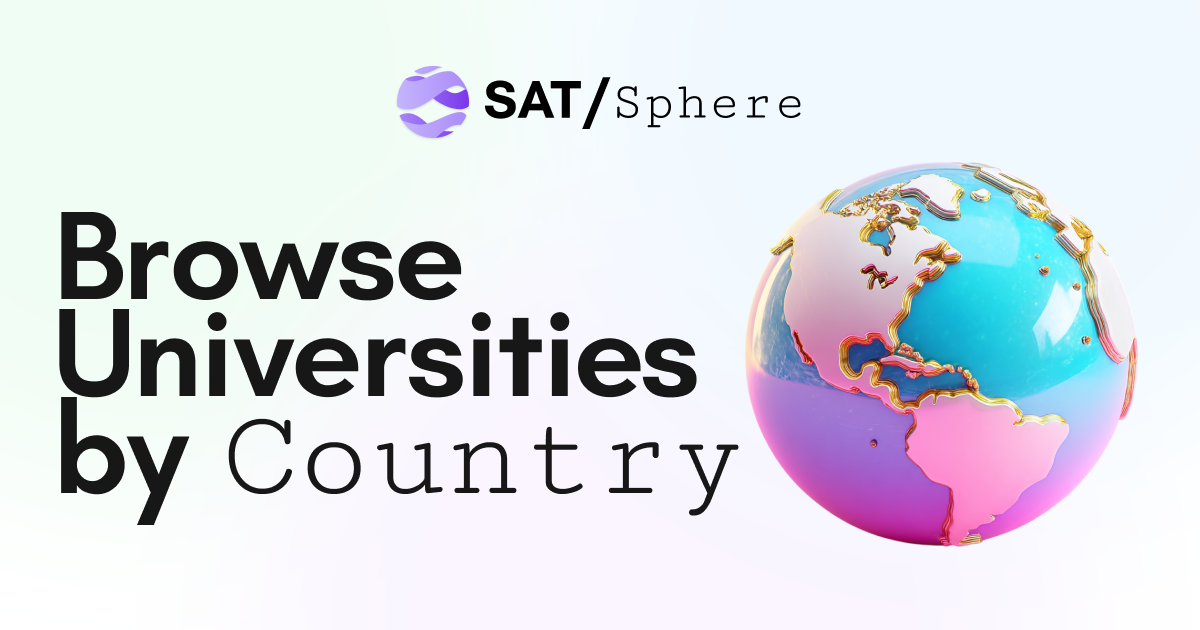 Explore SAT University Admissions by Country | Digital SAT Prep – SAT ...
